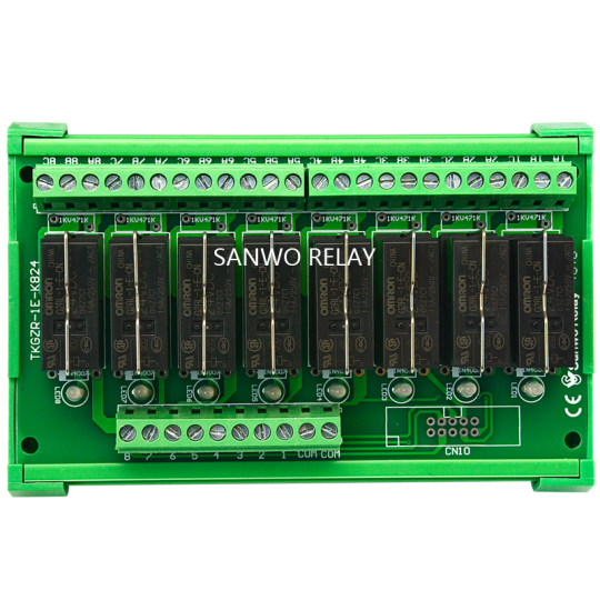 8-Channel Relay Module G2RL-1-E PLC Amplifier Board Combination Module ...