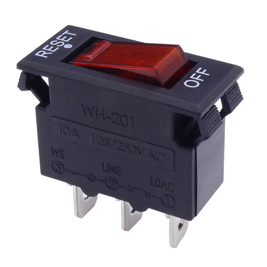 10A overload protection switch, 3 pins boat-shaped power switch, toggle ...