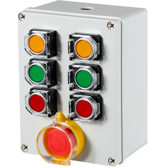 Button Box Emergency Stop Start Switch Power Reset Self-Locking Alarm ...