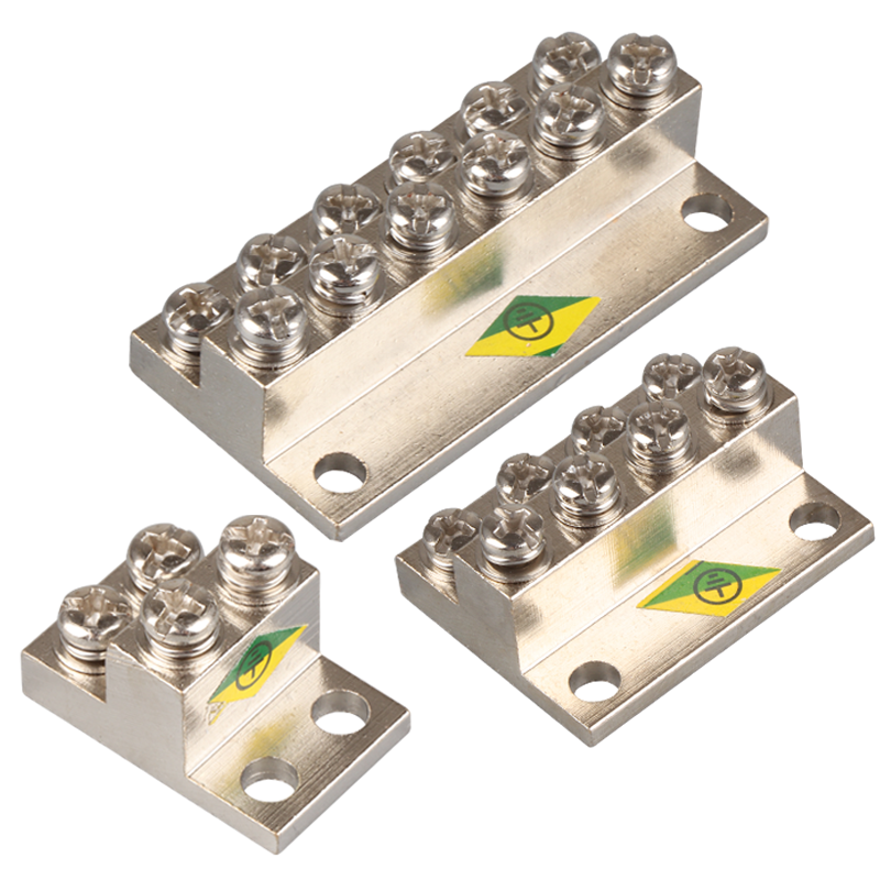 JDG双层接地端子排多节接线铜排 台湾昕航品牌适用于电工配电箱