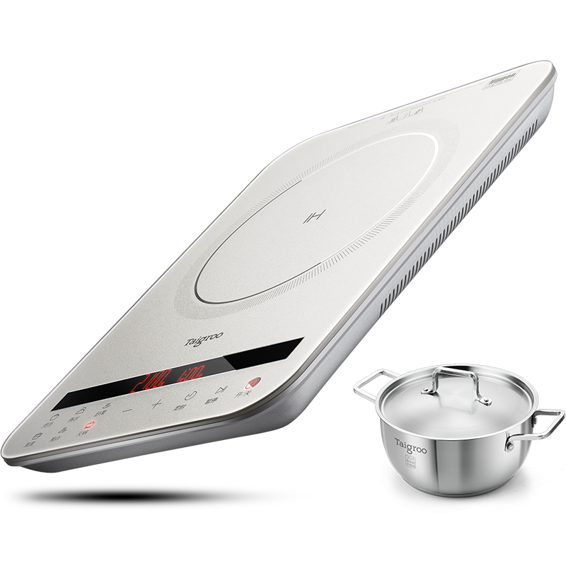 【政府补贴】Taigroo/钛古 IC-A2102电磁炉家用套装面板智能超薄