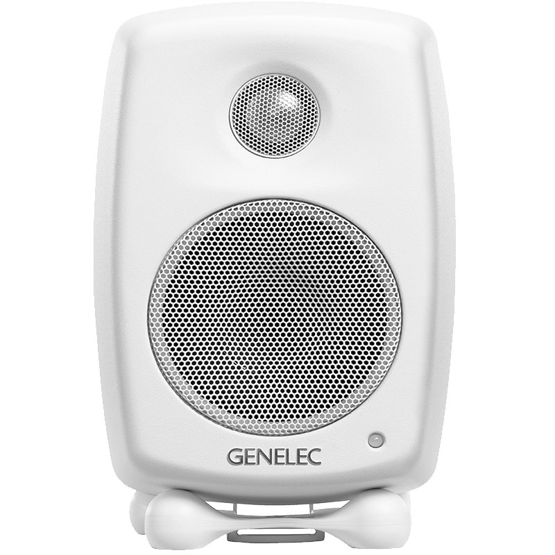 真力 G1 Genelec G One HIFI级家用有源音箱 搭载6.5吋监听单体 极地白桌面组合