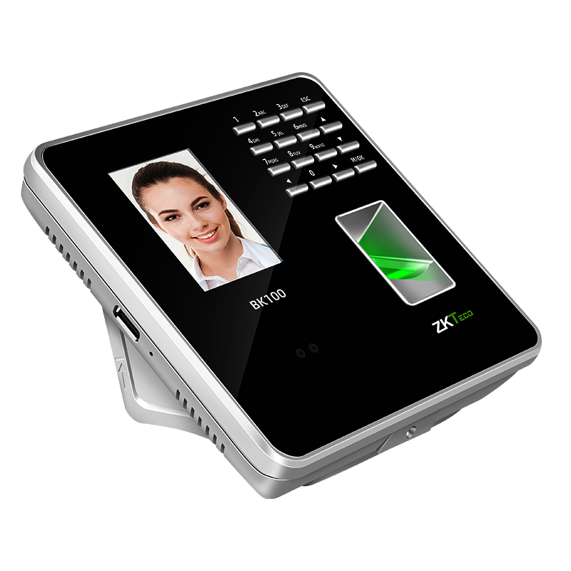 ZKTeco打卡機BK100智能人臉指紋考勤機員工上下班刷卡機