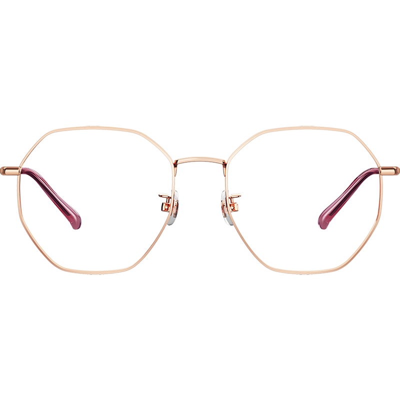 QINA亓那光学镜轻便钛腿近视镜架防蓝光辐射护目眼镜框男女QJ7082