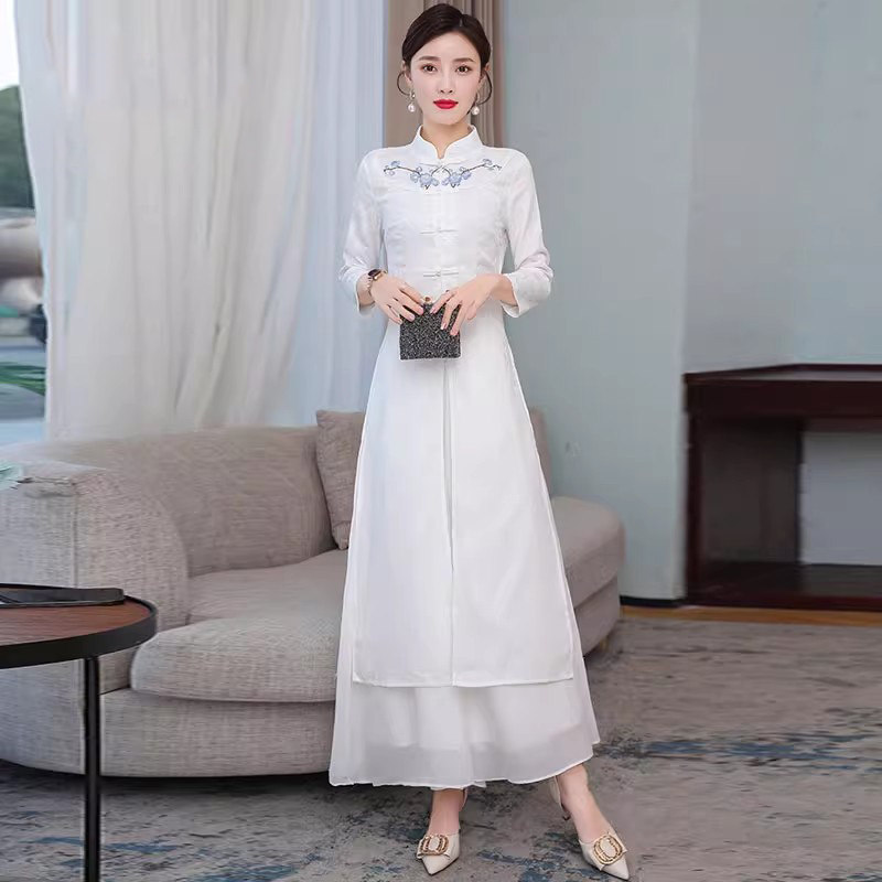 Spring and summer han dynasty women's modern improved cheongsam fairy ...
