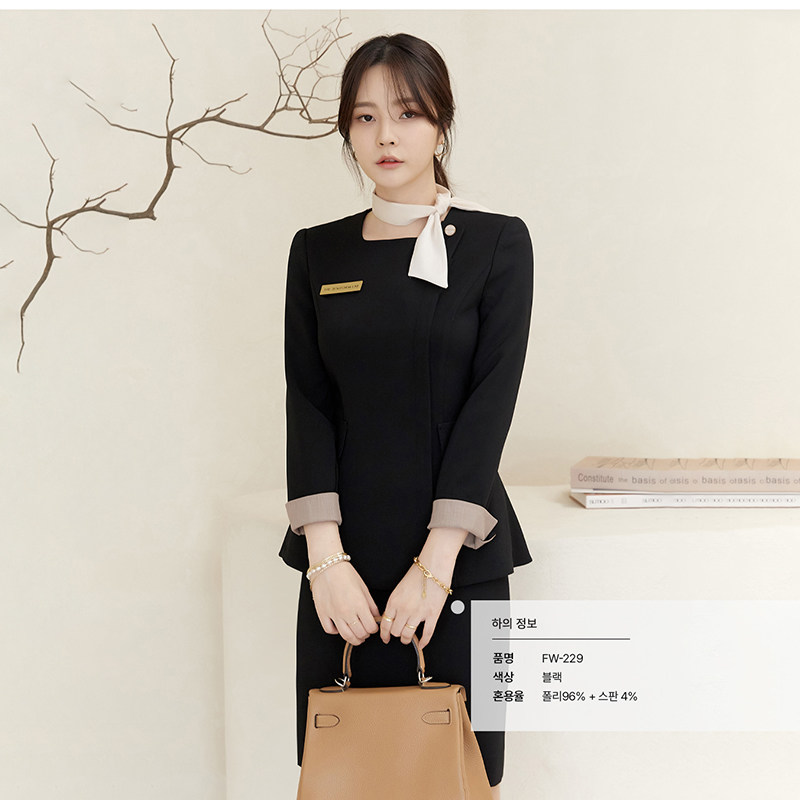 🔥 Korean style new arrival: premium custom work uniforms for front desk ...