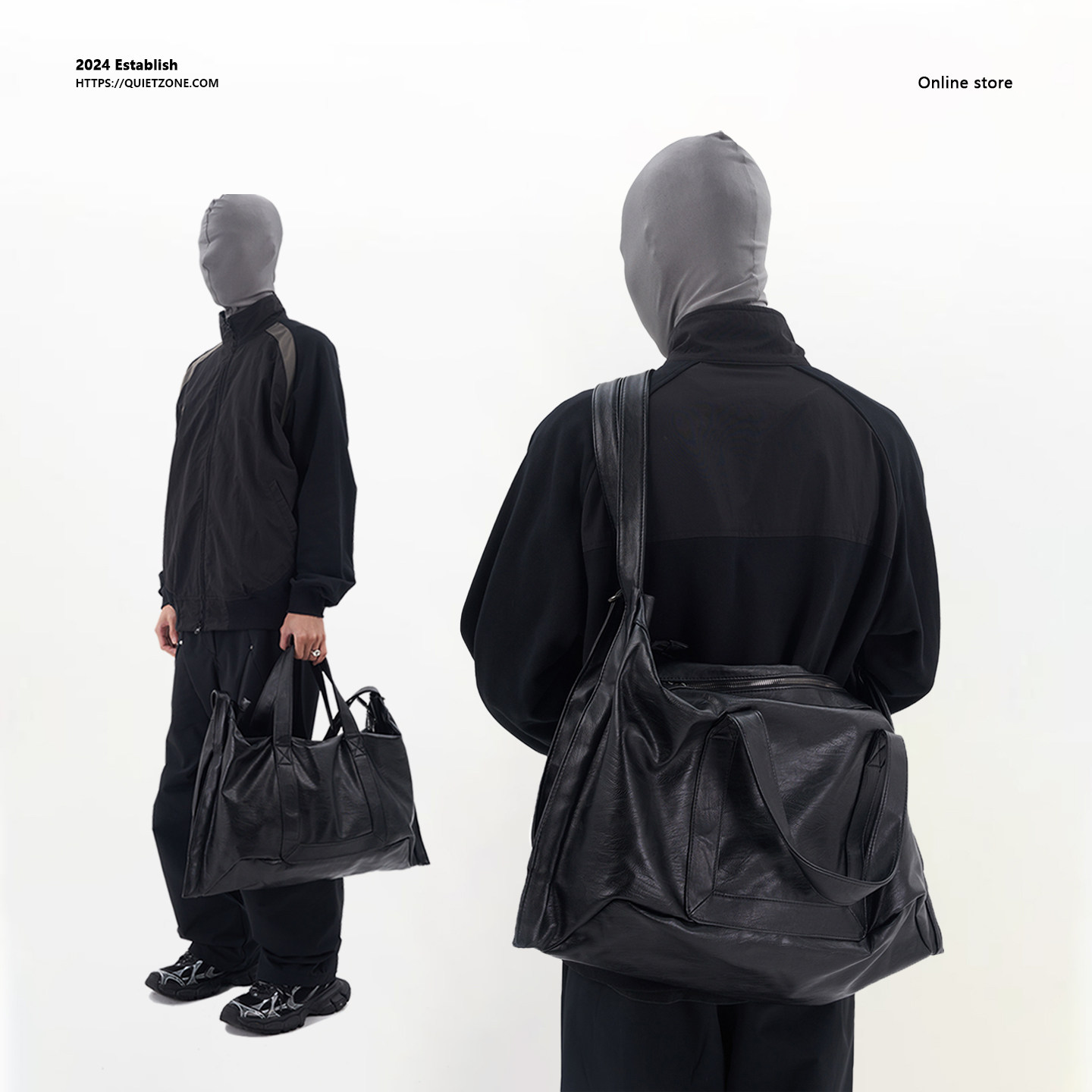 This large-capacity tote bag allows you to dress in a variety of styles ...