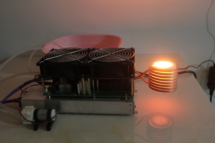 [USD 17.19] 4 Tube High Power zvs Induction Heating Kit Rated 2kW Max 3kW Custom Furnace Steel ...