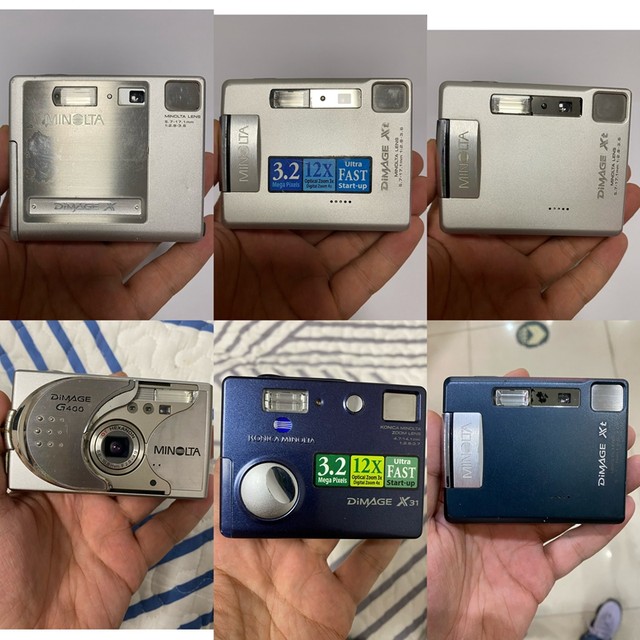 KONICA MINOLTA/Konica Minolta second-hand retro camera film style CCD ...