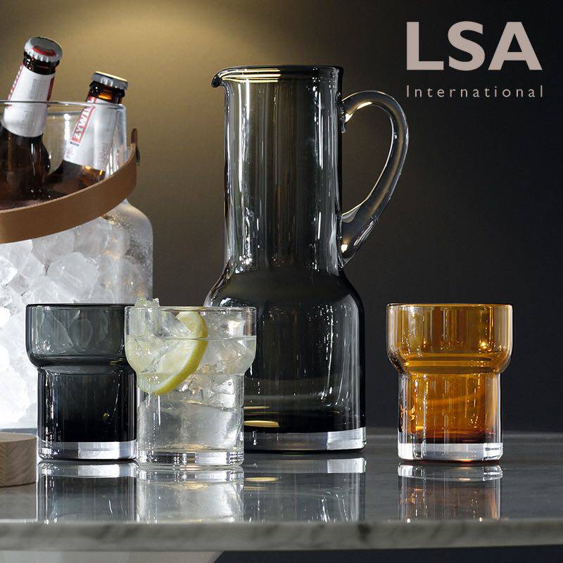 British lsa creative handmade glass water pitcher - g-mark award ...