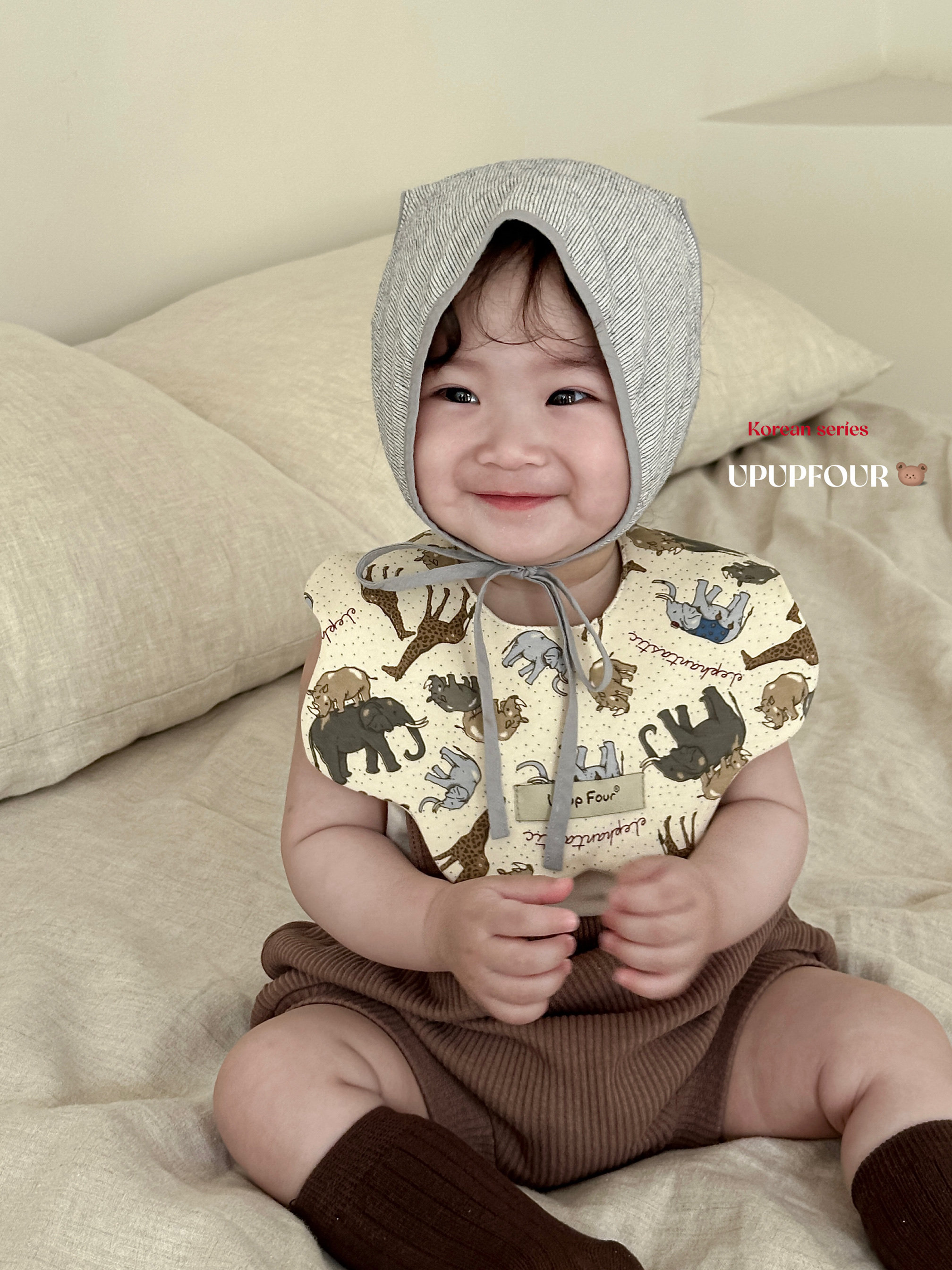 upupfour出口韩系碎花纯棉婴儿口水巾围兜，宝宝吃饭不再愁！👶💖-口水巾-淘宝好物网