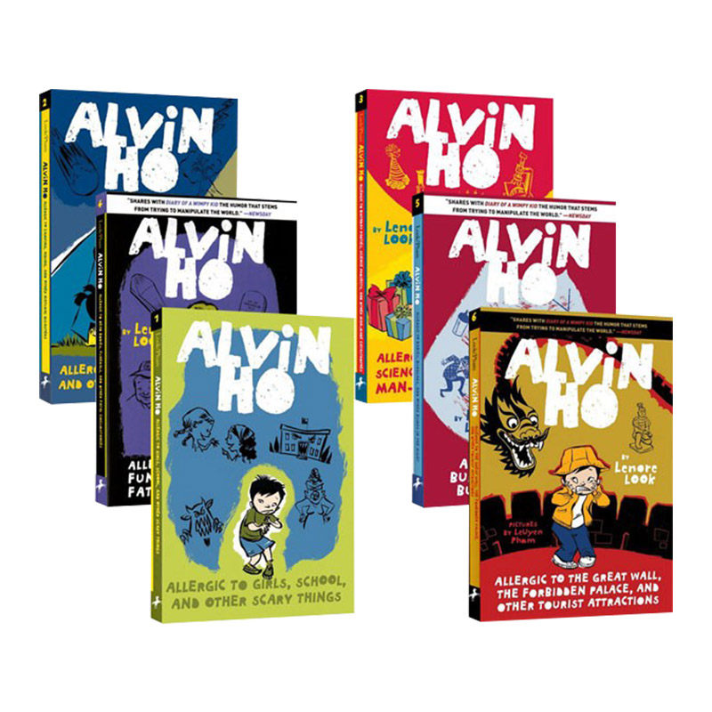 英文原版 Alvin Ho系列 6册全套 胆小鬼阿文 青少年课外阅读 幽默励志成长 章节桥梁小说书 英文原版 进口英语原版书籍-淘宝 ...