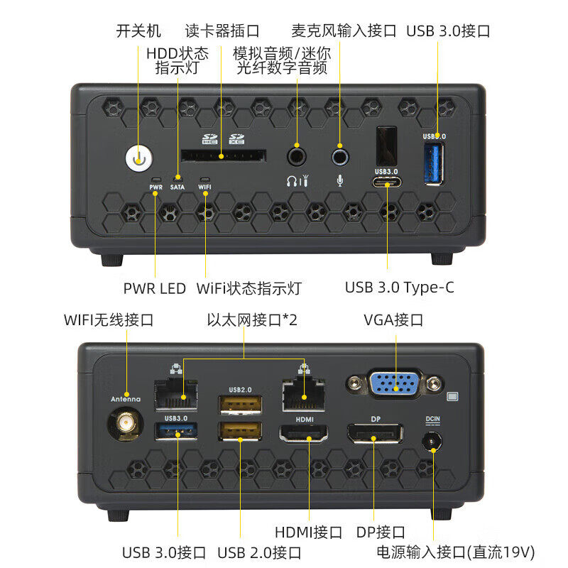 索泰ZBOX CI325 N3160：迷你身材，强大内芯！工控机界的颜值与实力担当！-准系统主机-淘宝好物网