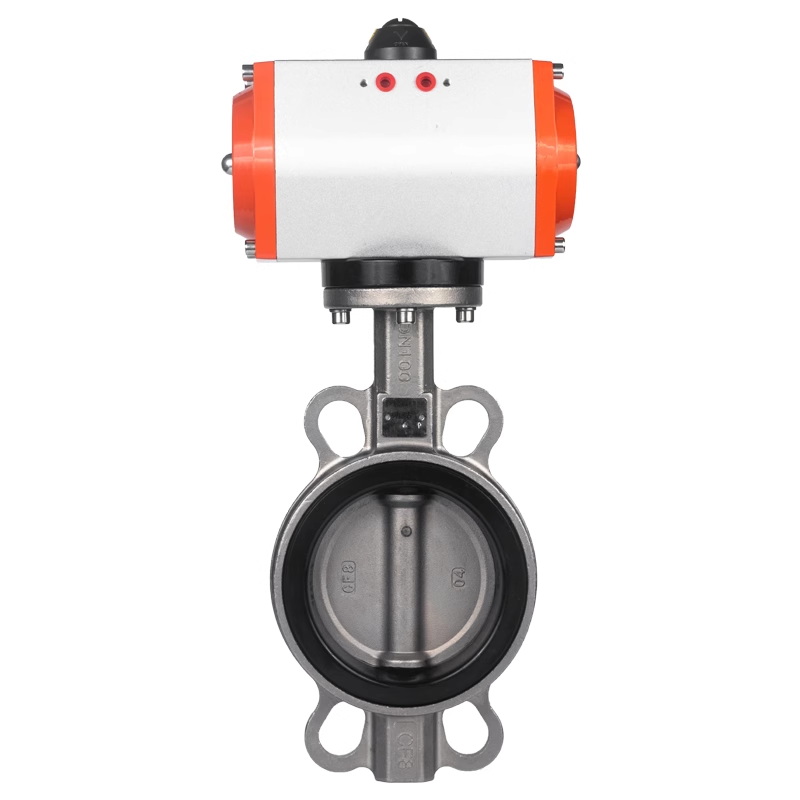 气动304不锈钢对夹蝶阀D671X/F，耐高温耐酸碱的秘密武器？🔥-蝶阀-淘宝好物网