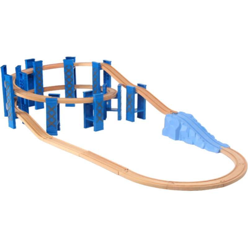 Buy Double-layered elevated circular spiral track compatible with IKEA ...