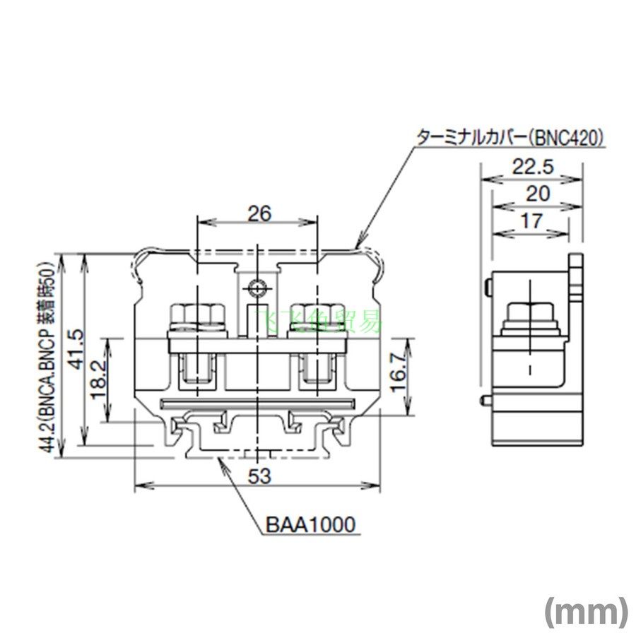 优势供应日本和泉电机端子台BN75W-阿里巴巴