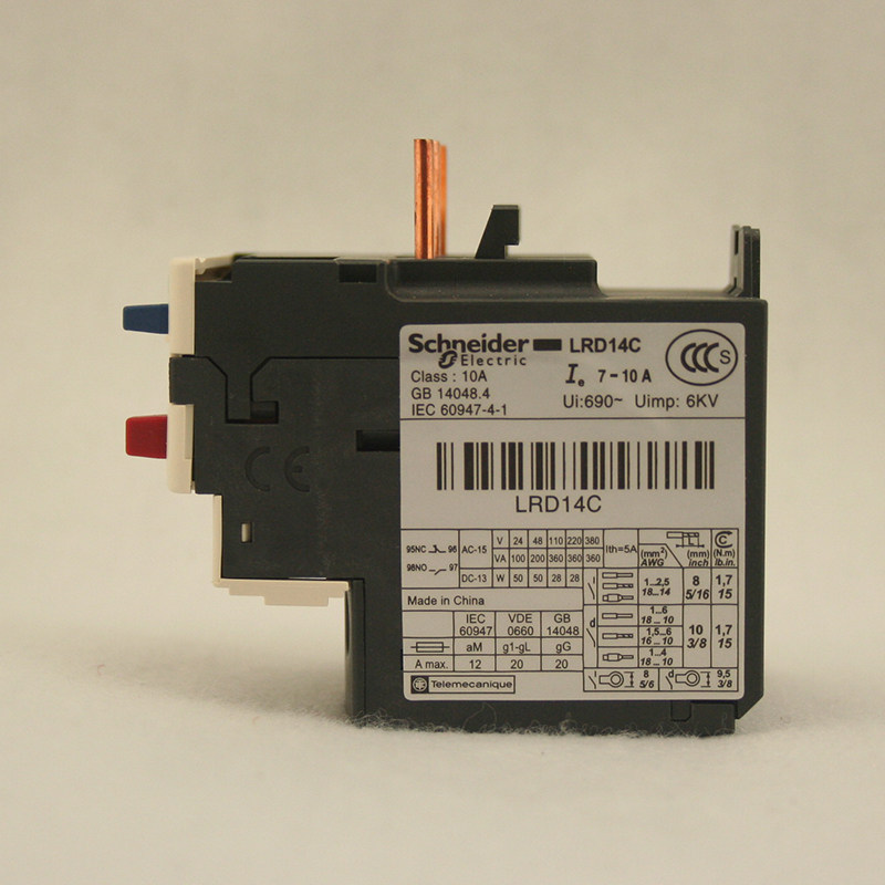 Schneider thermal relay 220V overload protection 380V overheating three ...