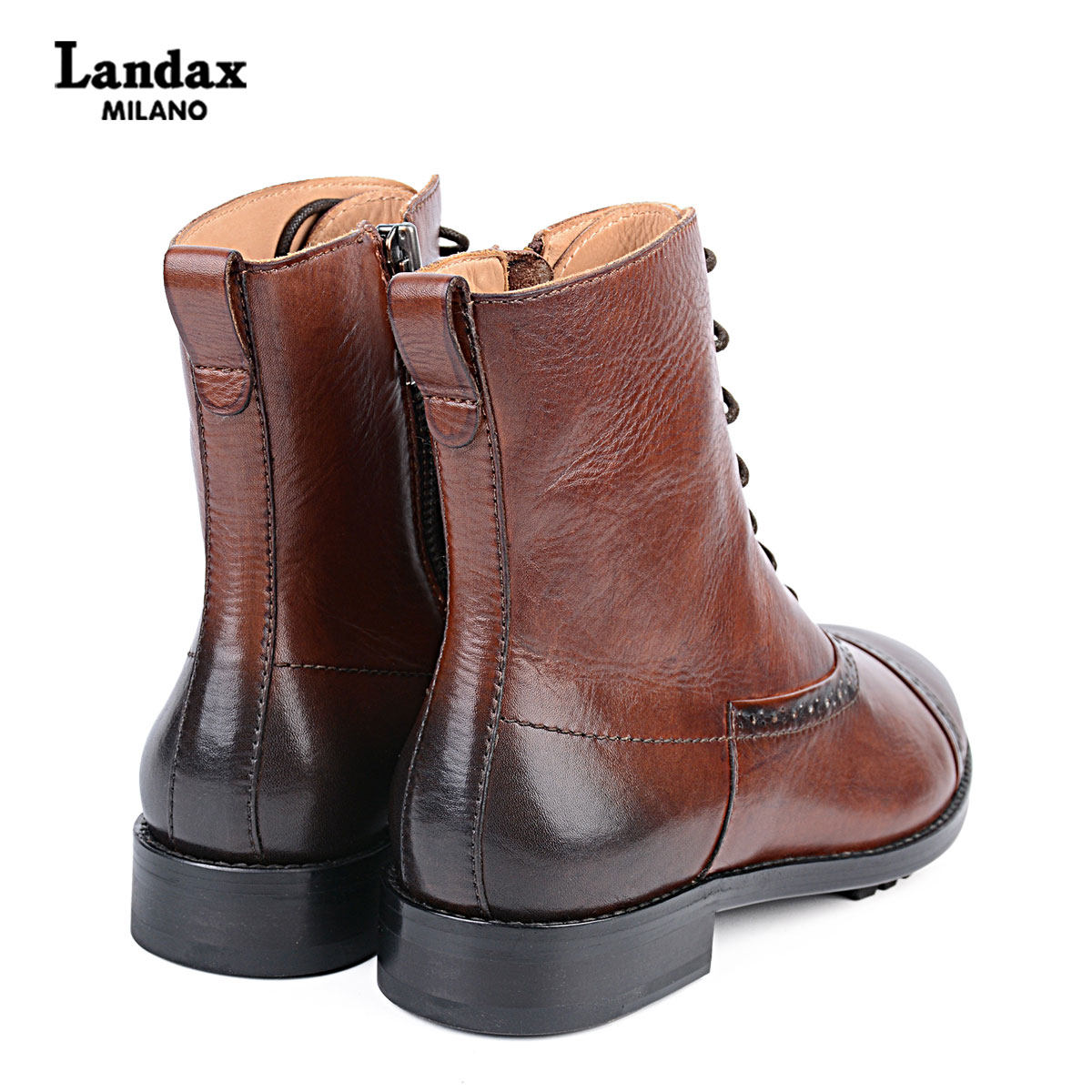 Купить Landax италии мужской ручной работы обувь осень и зима воловья ...