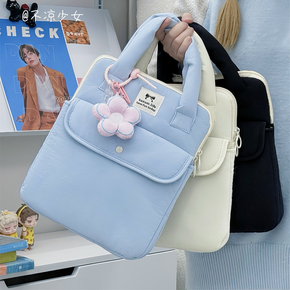 11inch 12.9inch ipad pro satchel tablet sleeve 14/ 15.6inch laptop ...