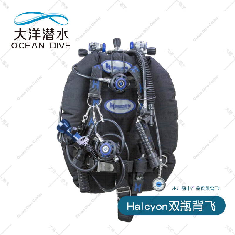 Halcyon evolve scuba diving backpack with double tanks for technical ...