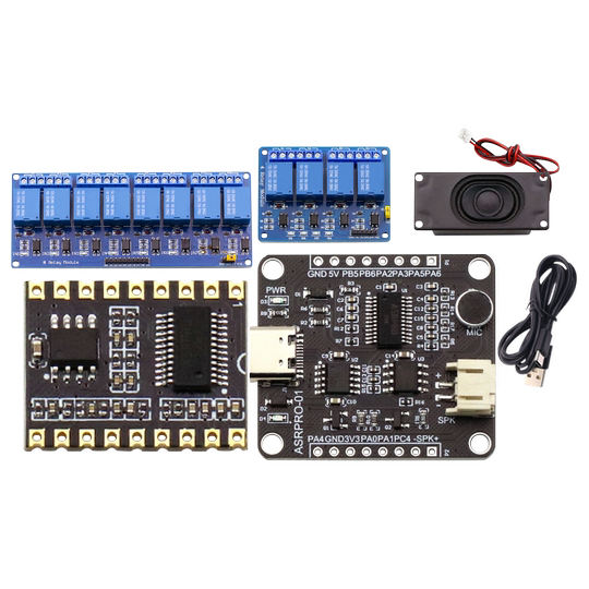 ASR-Pro Voice Intelligent Speech Recognition Control Module AI Offline Recognition Development ...