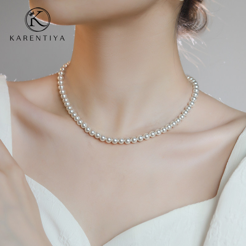 2025 new collection: must-have swarovski pearl necklace! perfectly ...