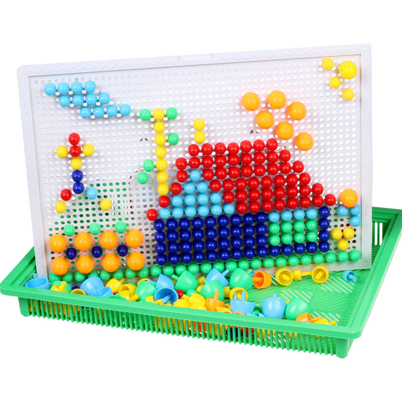 Large mushroom peg puzzle board: the new favorite for early childhood ...