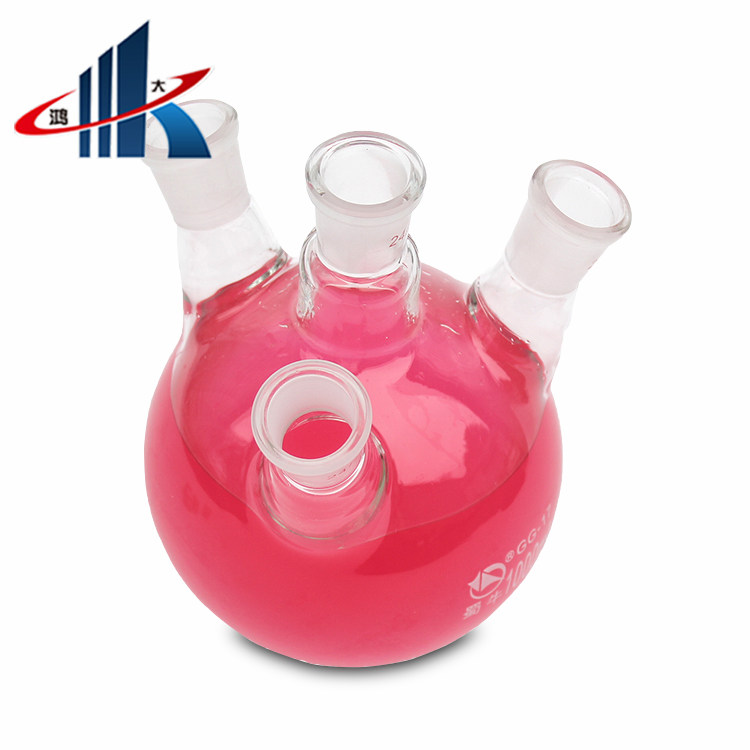 Shu Niu glass round flat bottom four-neck flask 100-250-500-1000-3000 ...