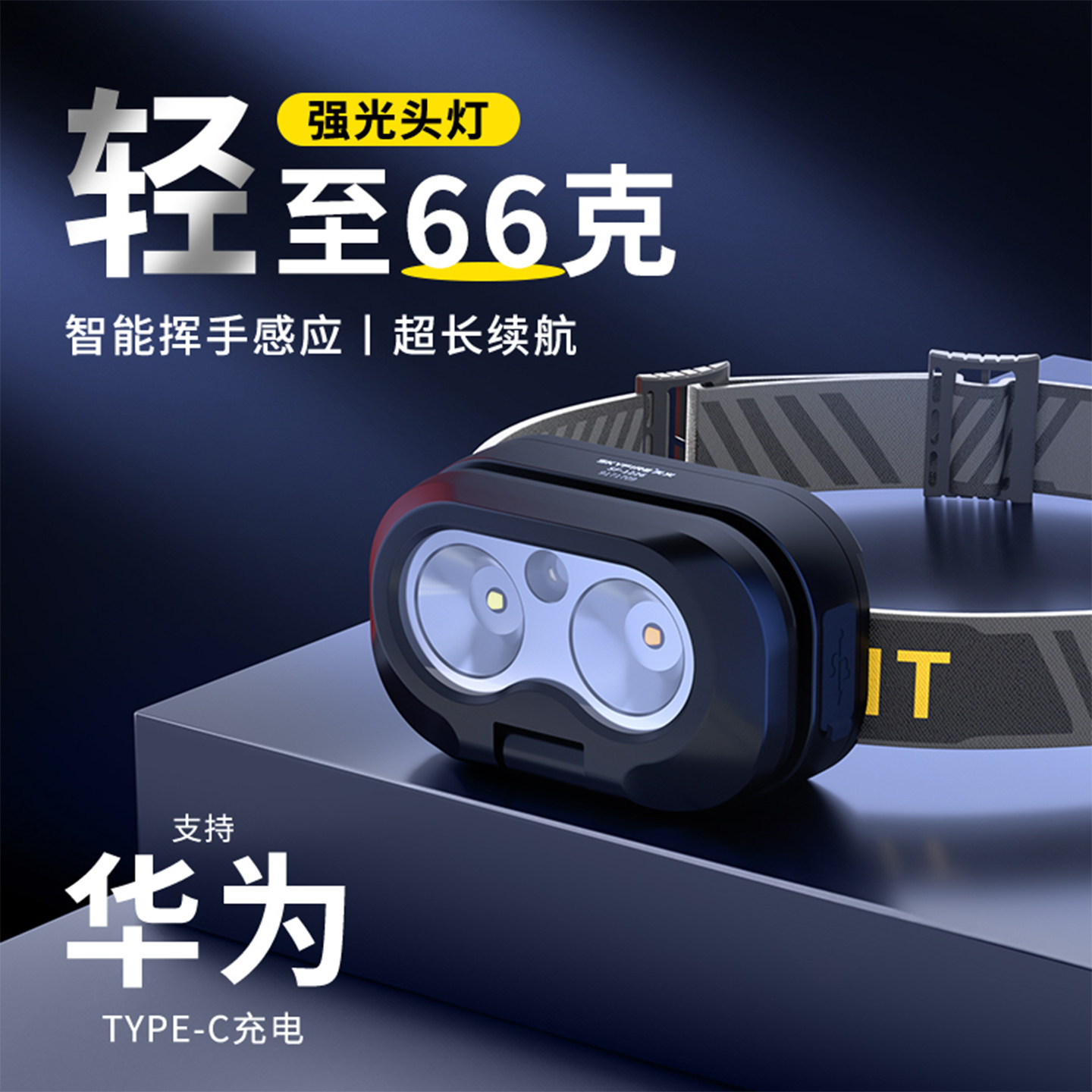 Tianhuo headlamp: ultra-bright, rechargeable, sensor-activated ...