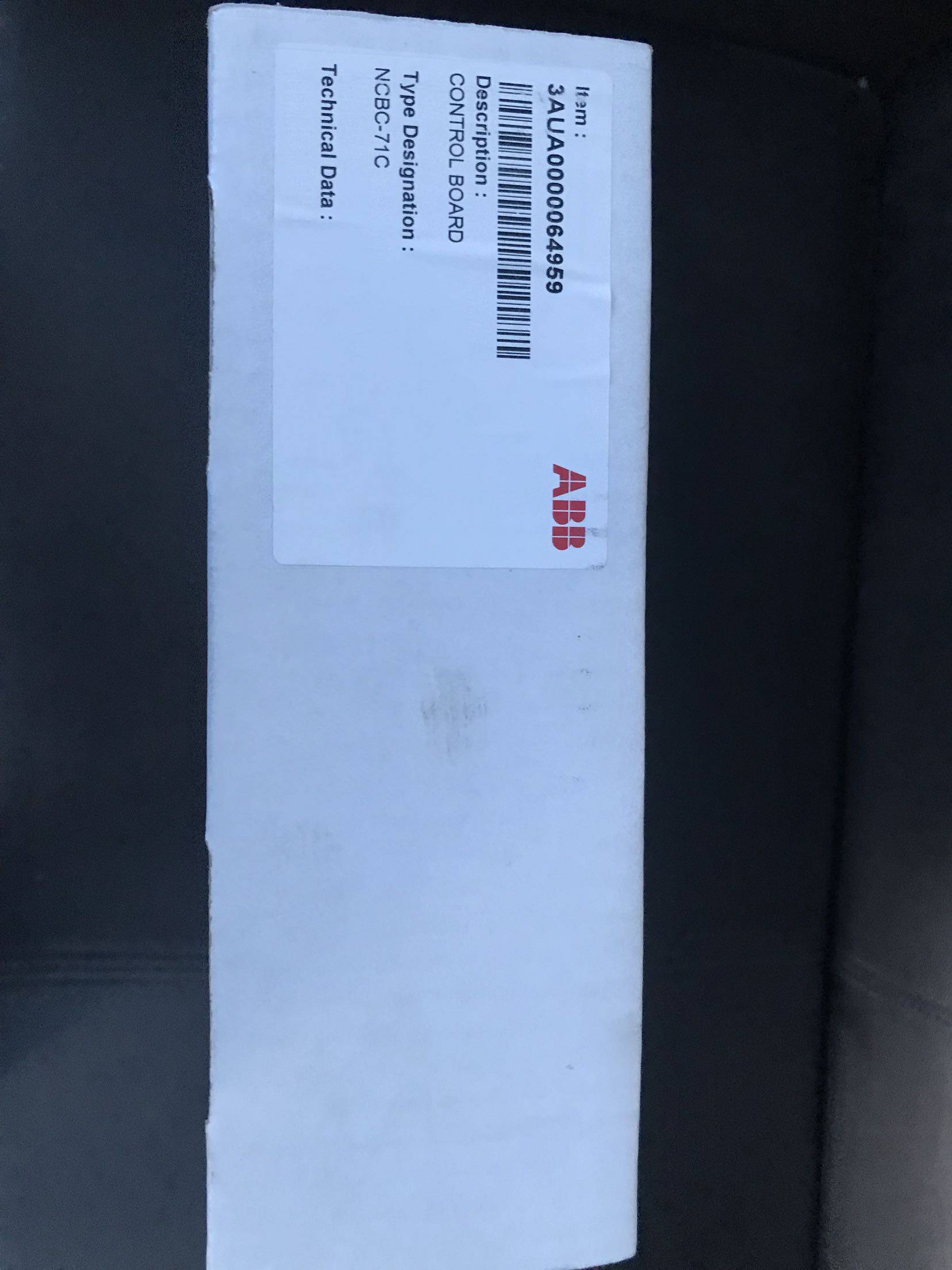 NCBC-71C全新正品ABB有源Crowbar電源板ACS800變頻器電源板