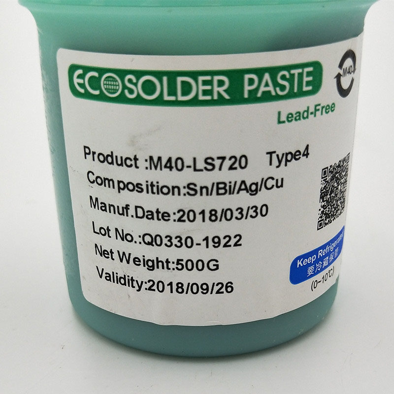 SMIC无铅M40-LS720环保M46-LS720 Type4低银L20-BLT5-T7F锡膏L23