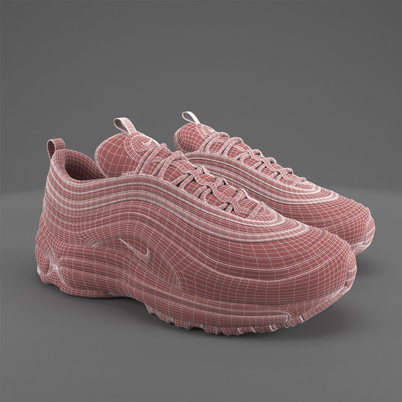 Nike Air Max 97 3D模型怎么获取？C4D/FBX格式资源在哪找？-好物推荐-淘宝好物网