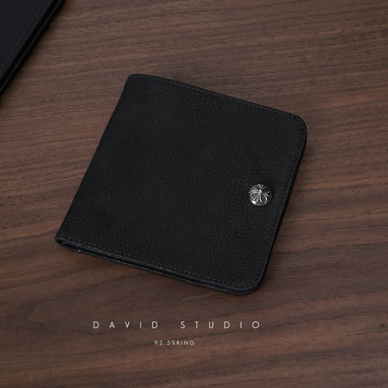 david studio意大利绵羊皮925银配饰：潮流高逼格男女款短卡包钱包，钱包界的艺术品！🎨-钱包-淘宝百科网