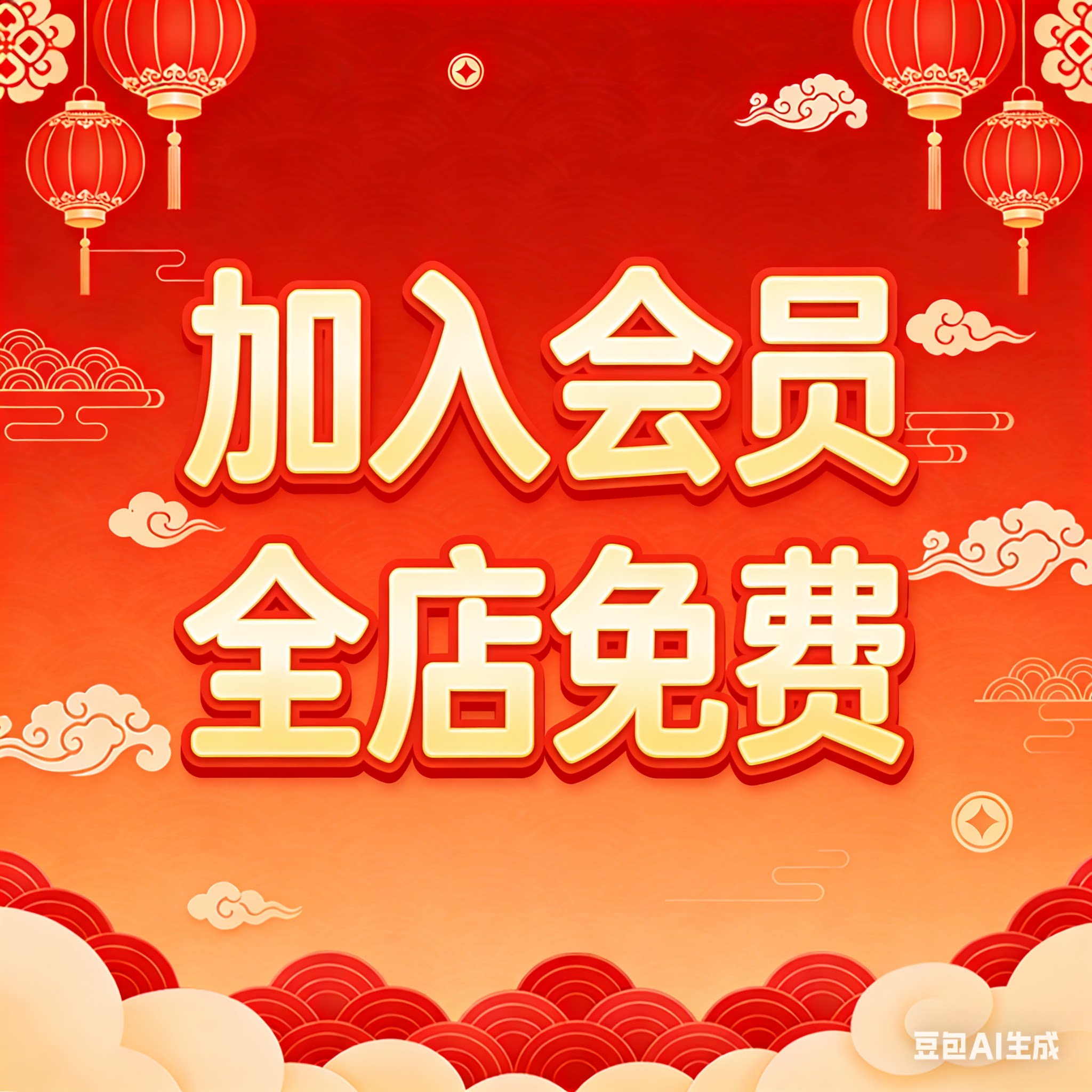 加入会员全店免费
