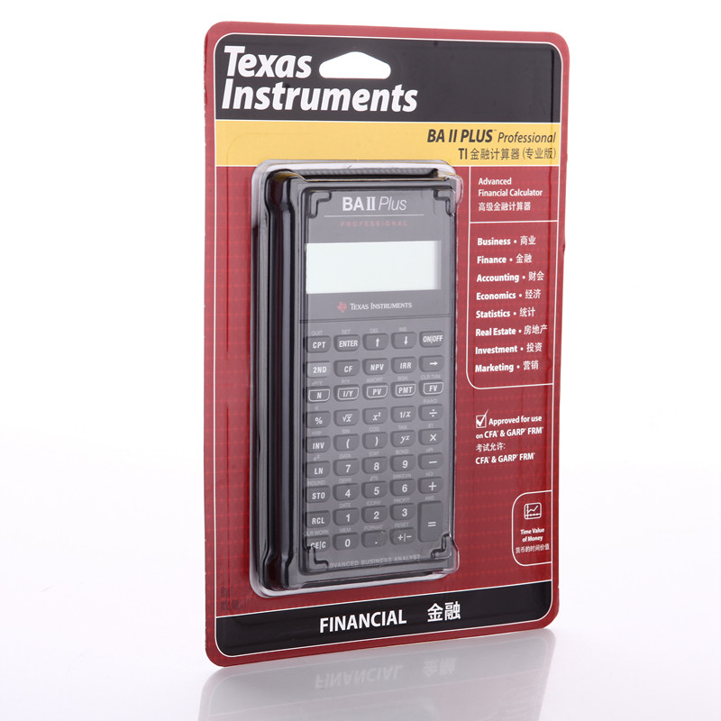 [USD 110.88] Texas Instruments Financial CFA Form Exam Calculator TI ...