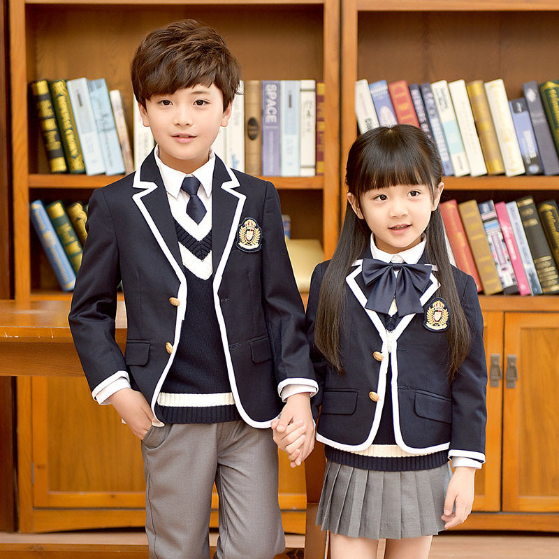 Class suit Group buy British style children's clothing Spring and ...