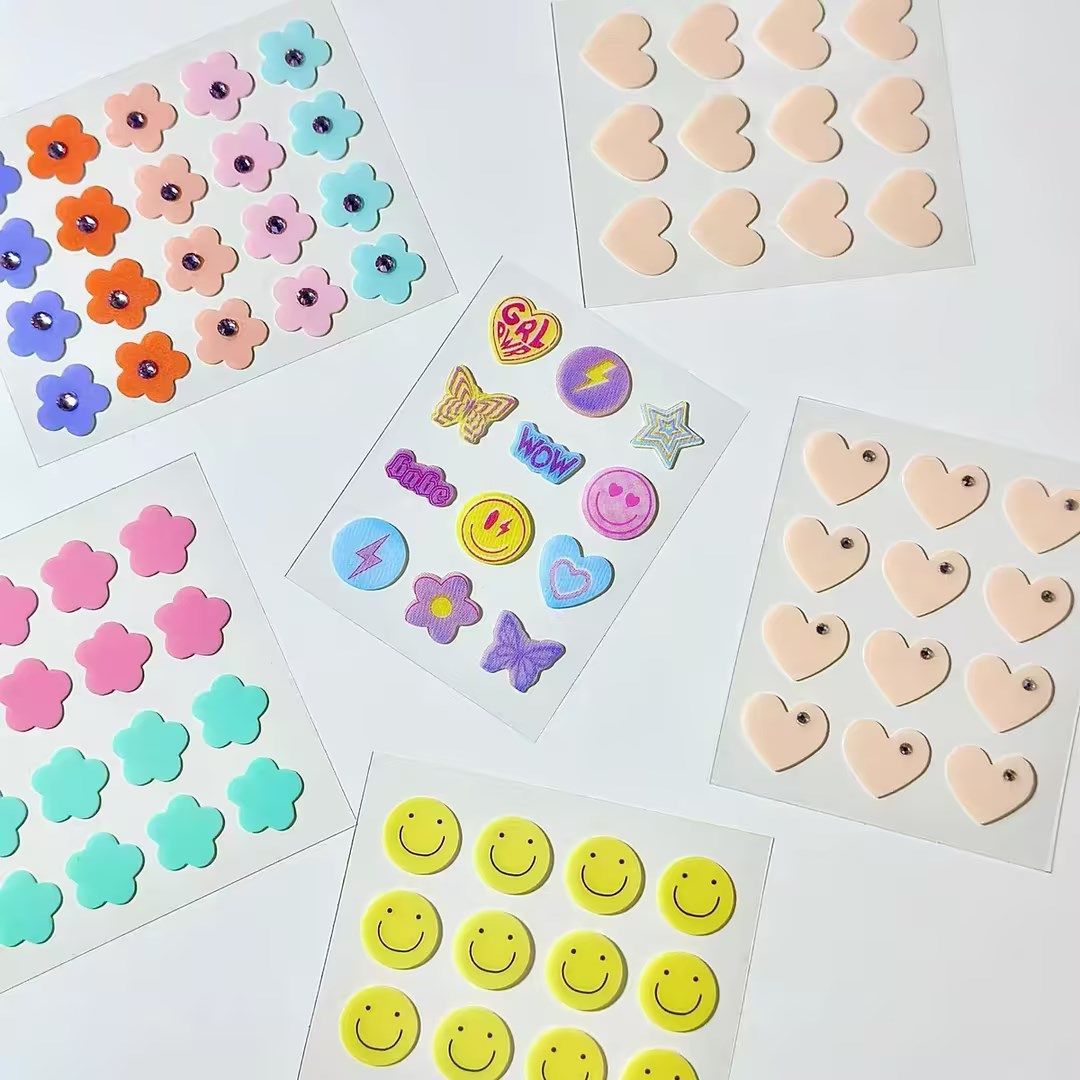 Cute smiling face acne patch makes your acne smile! ultra-light and ...
