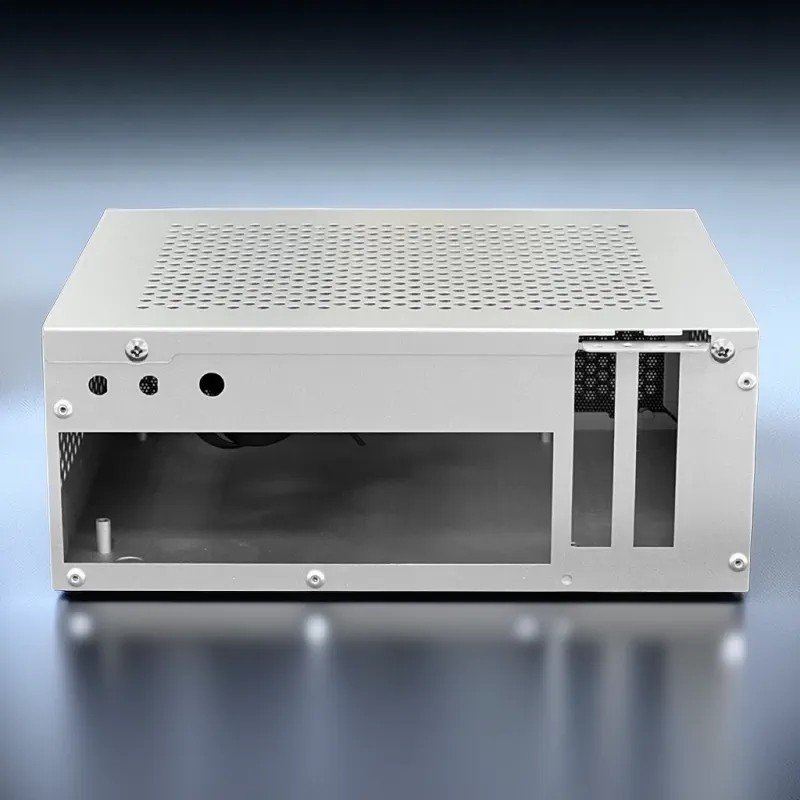 Sktc A09 Mini Desktop Case Itx17*19 Motherboard Dc-Atx Half-Height ...