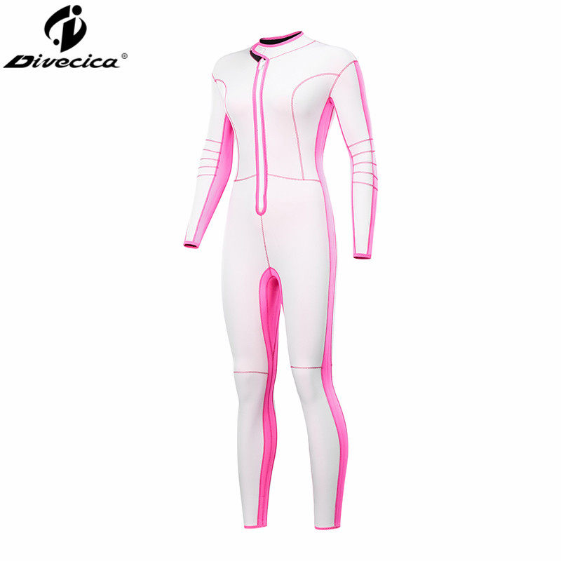 [USD 192.21] Divecica Korean white pink diving suit tailor-made pink ...