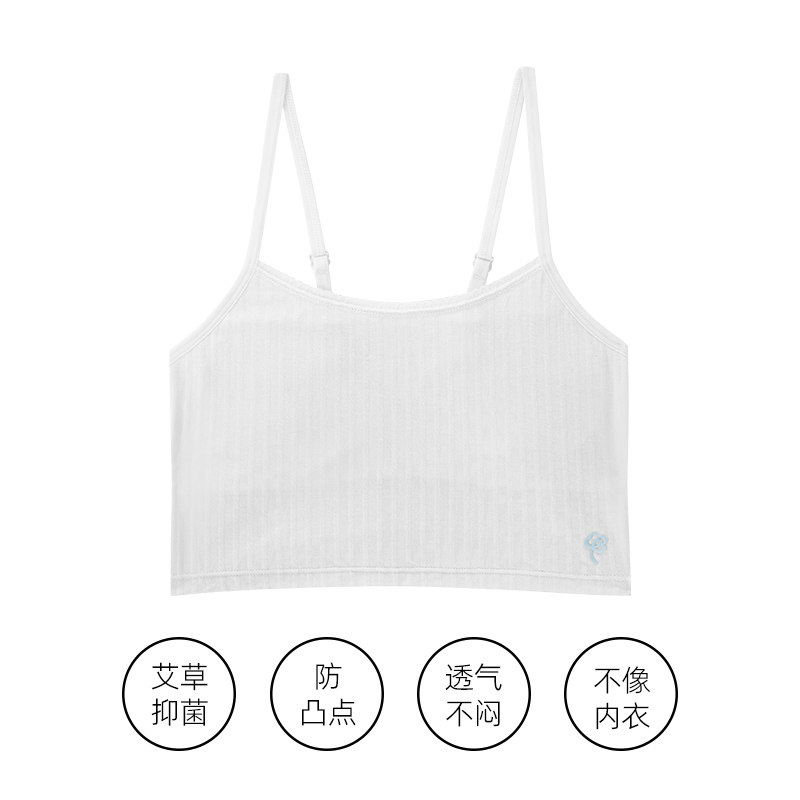 Yi Lanfen Girls' Underwear Development Stage 1 Small Vest Anti-bump ...