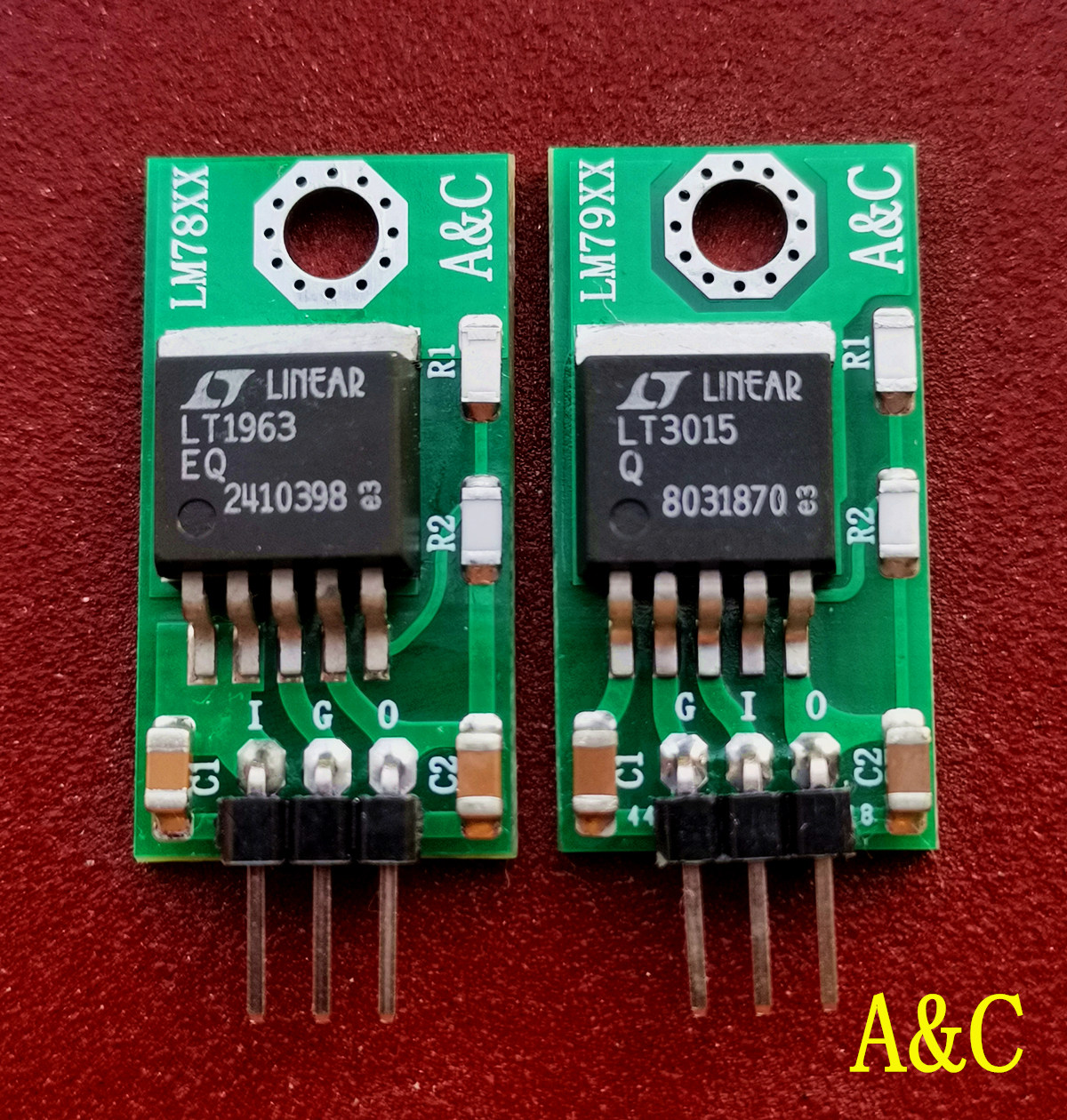 Upgrade Ling Tlinearity stabilized voltage LT3015 -LM7905 upgrade ...