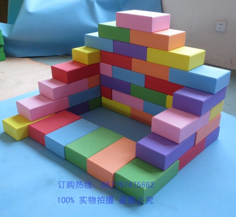 Colorful Eva Bricks Brick foam bricks brick block soft bricks sponge ...