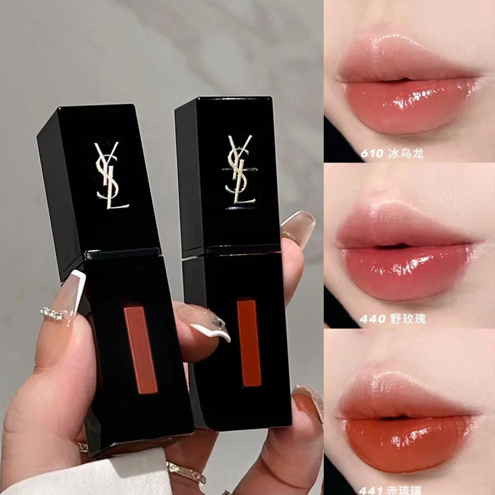 YSL圣罗兰黑管镜面水光唇釉610 440 441 416 407 409 407 425礼盒-Taobao