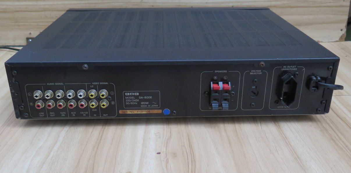 HIFIDIY论坛-K歌利器日本原装二手功放 BMB DA-600 高保真卡拉OK 功放2声道 - Powered by Discuz!