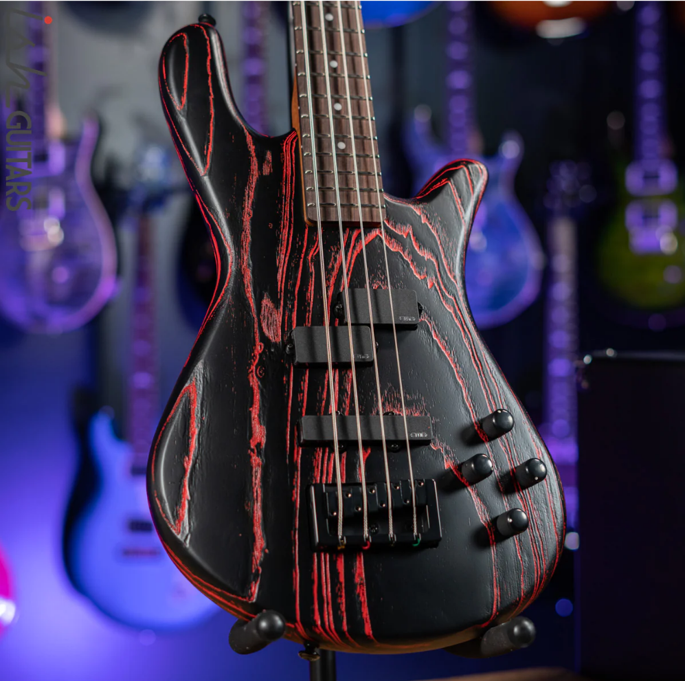 Spector Ns Pulse4 Carbon Fiber Series 4 String Bass Korean Made Emg