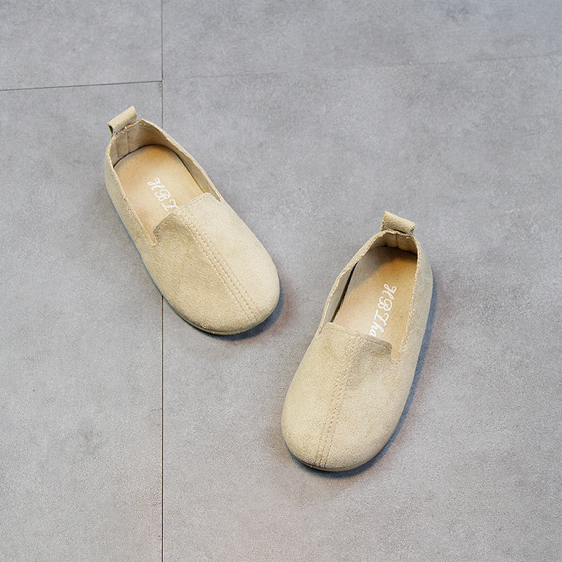 2019 spring and autumn Korean boys and girls shoes sheep shearing shoes ...