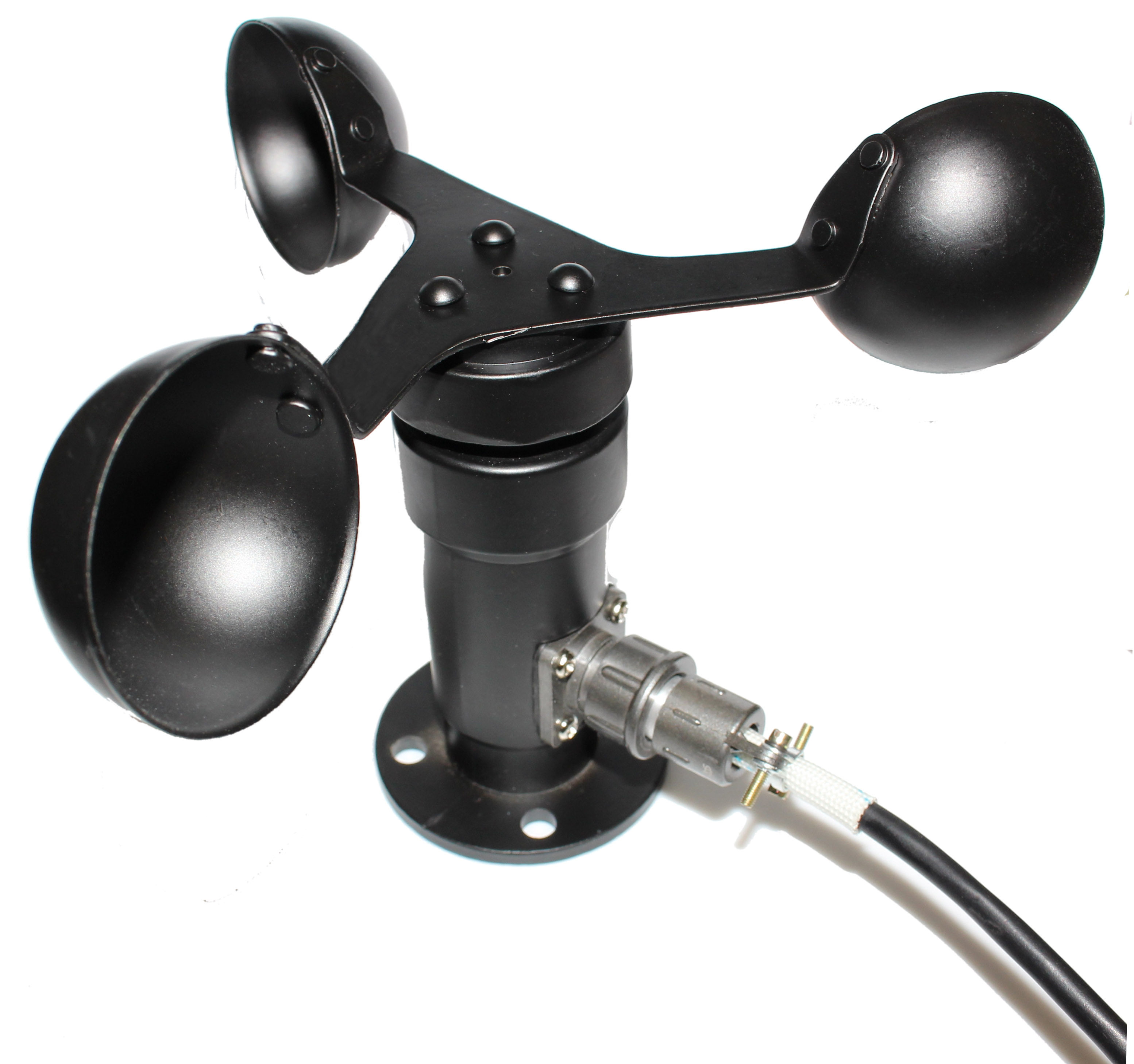 [USD 11.29] Three-cup meteorological wind speed instrument monitoring ...