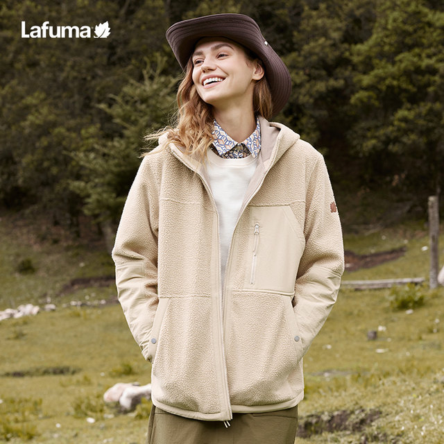 LAFUMA Lefeng Leaf Outdoor Thickening and Warm Clawing Flush Coat ...