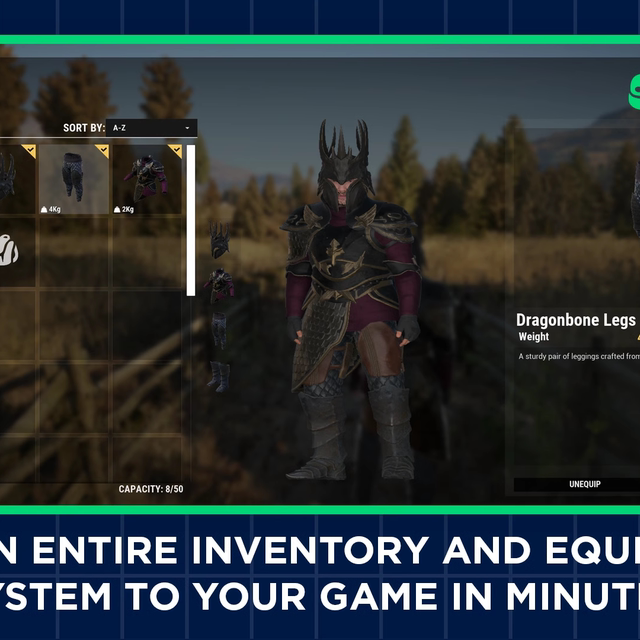 UE5 Unreal 5.4 Narrates Inventory -Inventory Equipment System