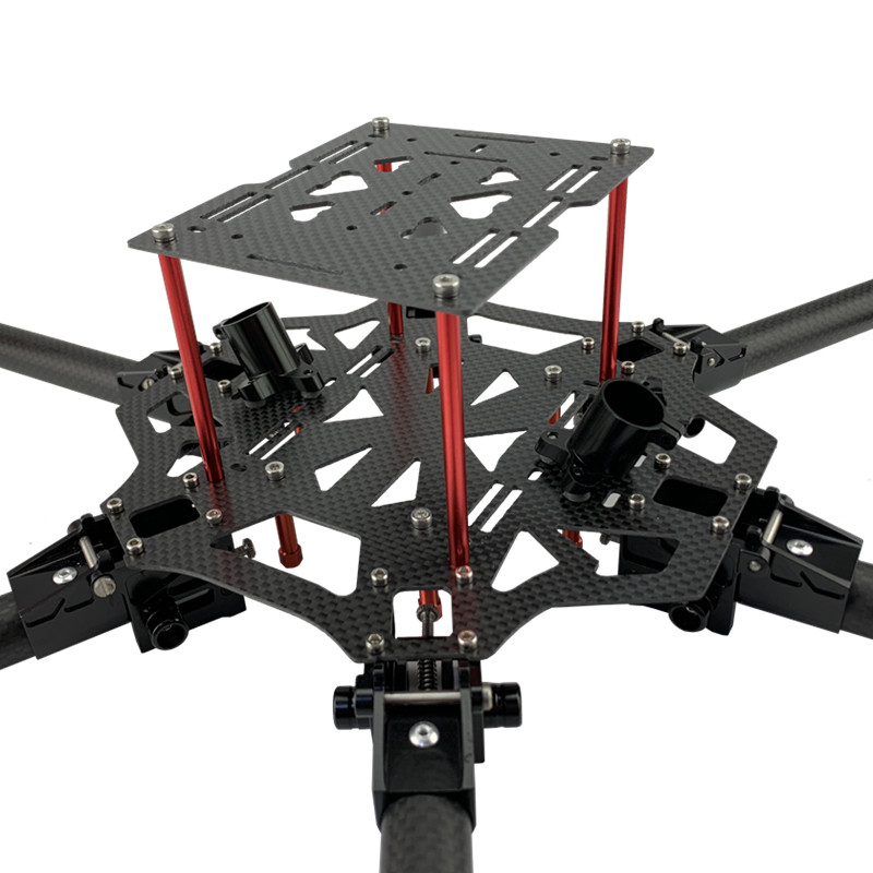 INNLOI DIY 700mm Drone Frame Hexacotper Carbon Fiber Umbrella Folding ...